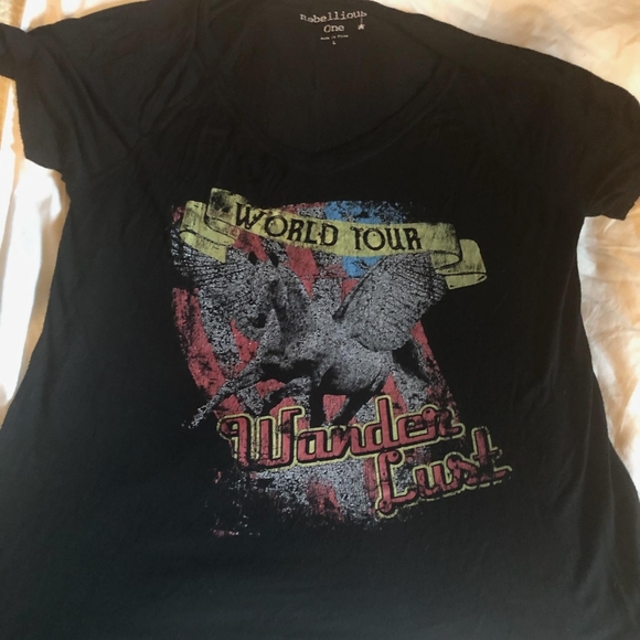 Rebellious One | Tops | Rebellious One Tshirt | Poshmark